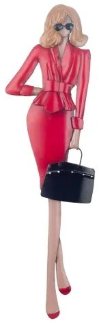Elegantní nástěnná dekorace ze smaltovaného kovu Bordeaux 70 cm