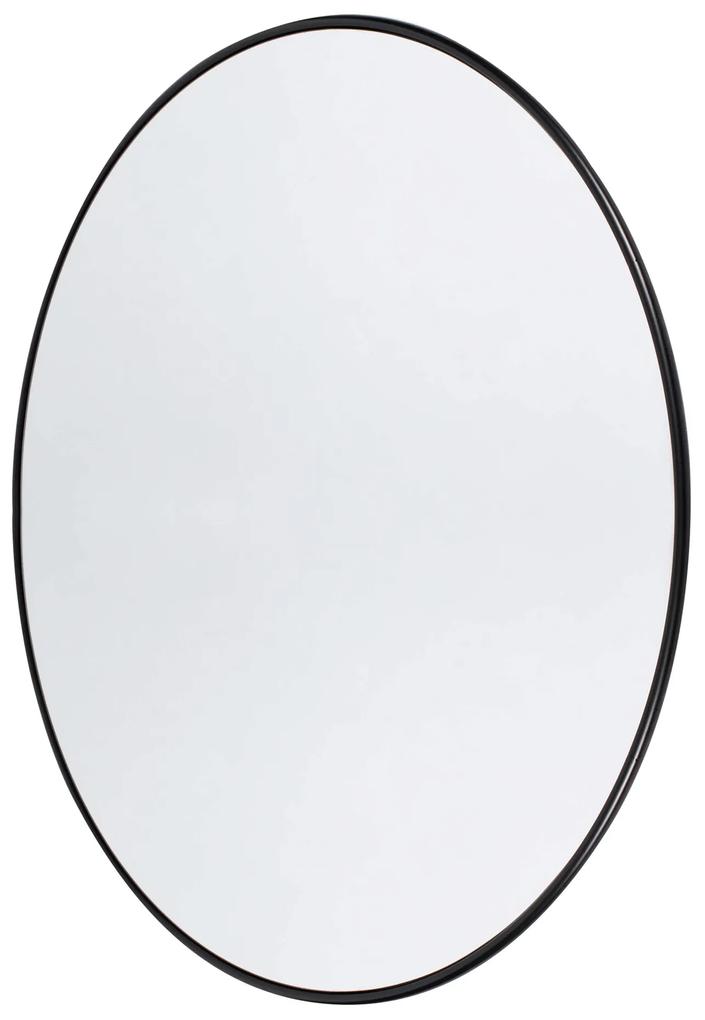 Muubs, Nástěnné zrcadlo kulaté Copenhagen L | černá