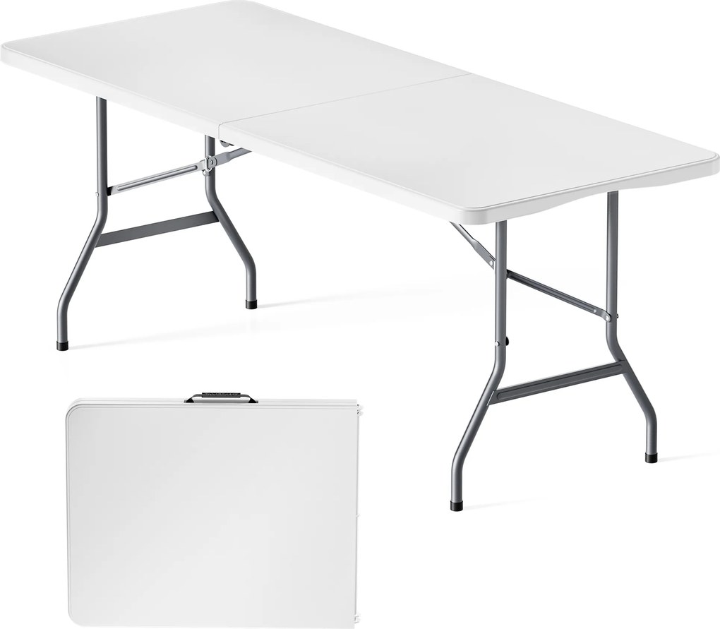 Kempingový stůl Wiltec – 180 × 75 × 74 cm (61025)