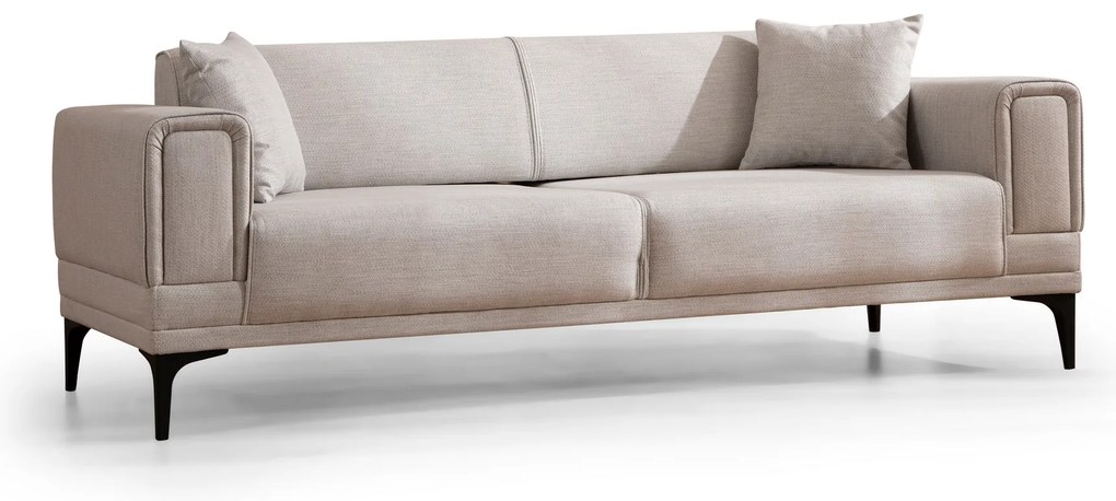 Hanah Home Třímístná pohovka HORIZON krémová