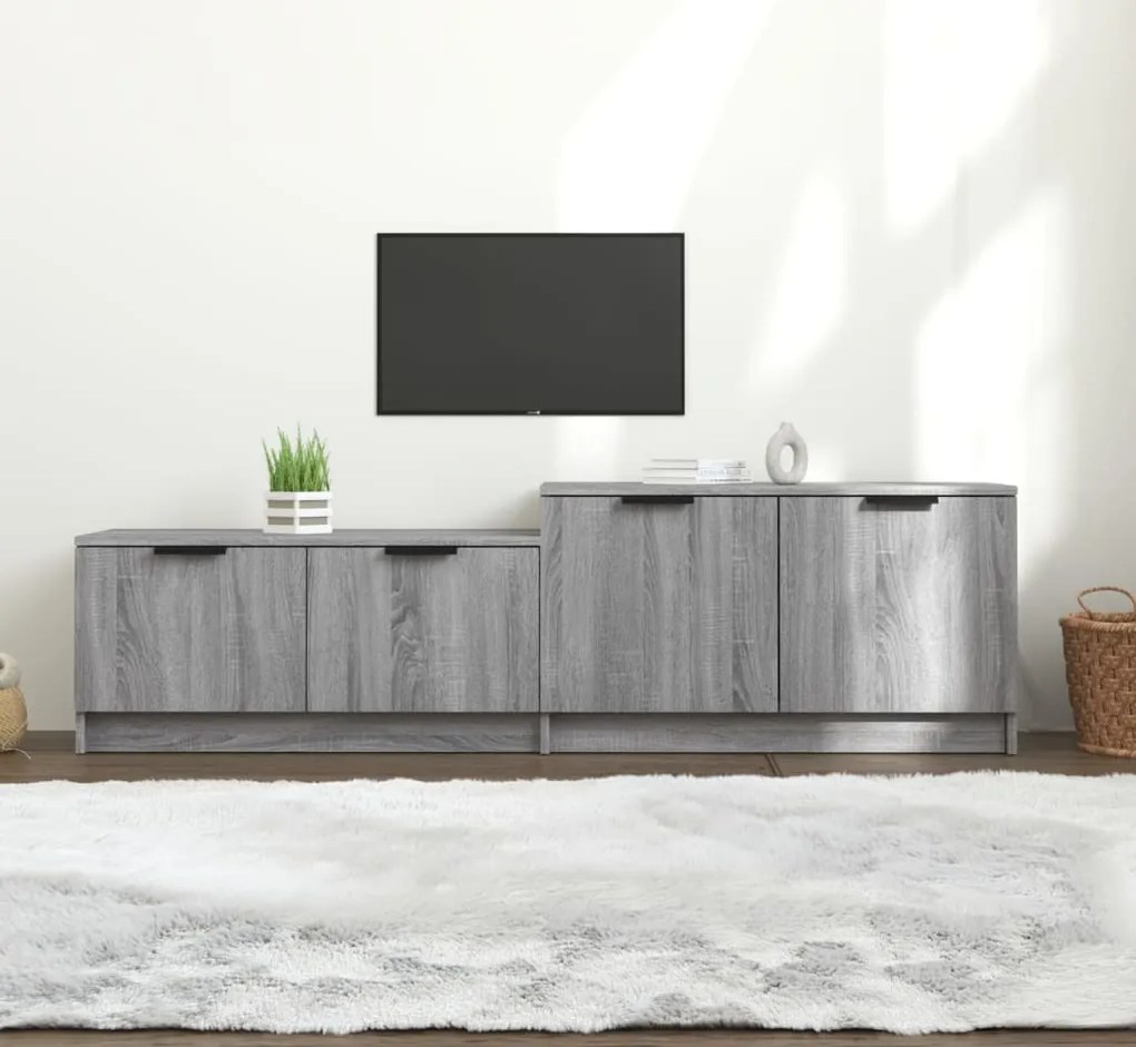 vidaXL TV skříňka 158,5x36x45 cm kompozitní dřevo [811490] Barva: Betonová šedá