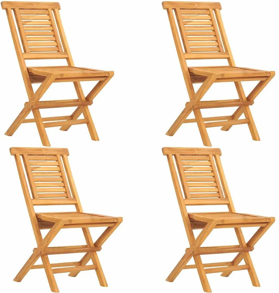 5dílný zahradní jídelní set masivní teakové dřevo 3154999