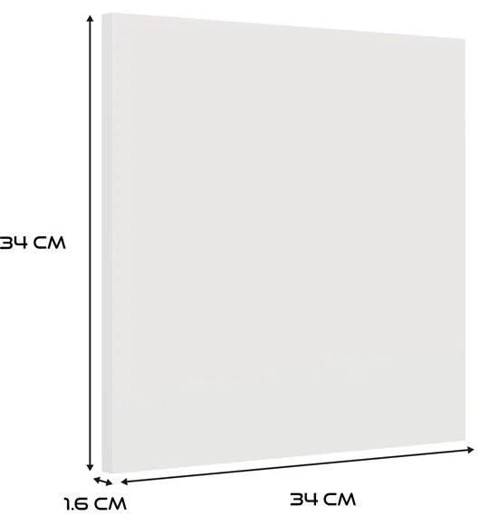 Regál MALAX 3X3 H bílá + 3ks dvířek