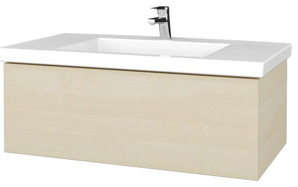 Dřevojas Koupelnová skříňka VARIANTE SZZ 100 Varianta: M01 Bílá mat / M01 Bílá mat