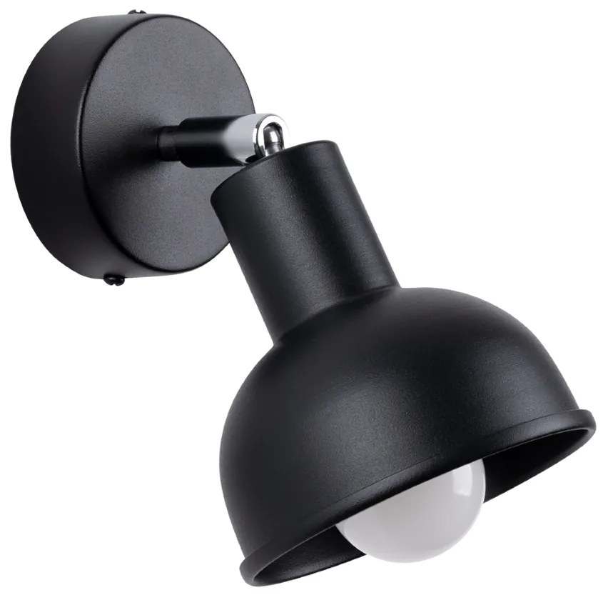 Sollux Lighting Nástěnné svítidlo ELBA Černá