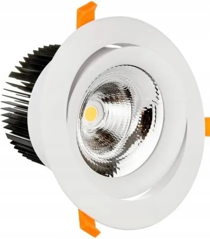 Led zapuštěné svítidlo downlight kulaté 9,5W b.teplé 3000K 1000lm Mona 18c