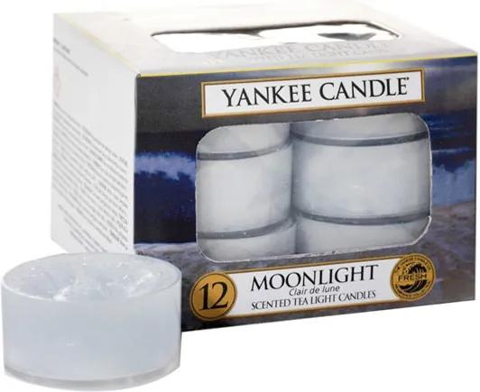 Yankee Candle – čajové svíčky Moonlight (Měsíční svit), 12 ks