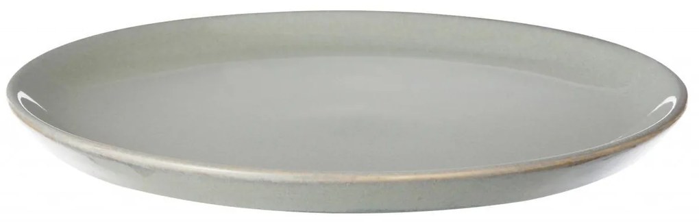 ferm LIVING Kameninový talíř Neu Small, šedá barva, keramika