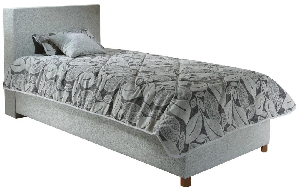 NEW DESIGN postele Čalouněná postel SONO s hlavovým čelem a úložným prostorem, 80×200 cm Velikost postele: 80 × 200 cm, Strana: Levá