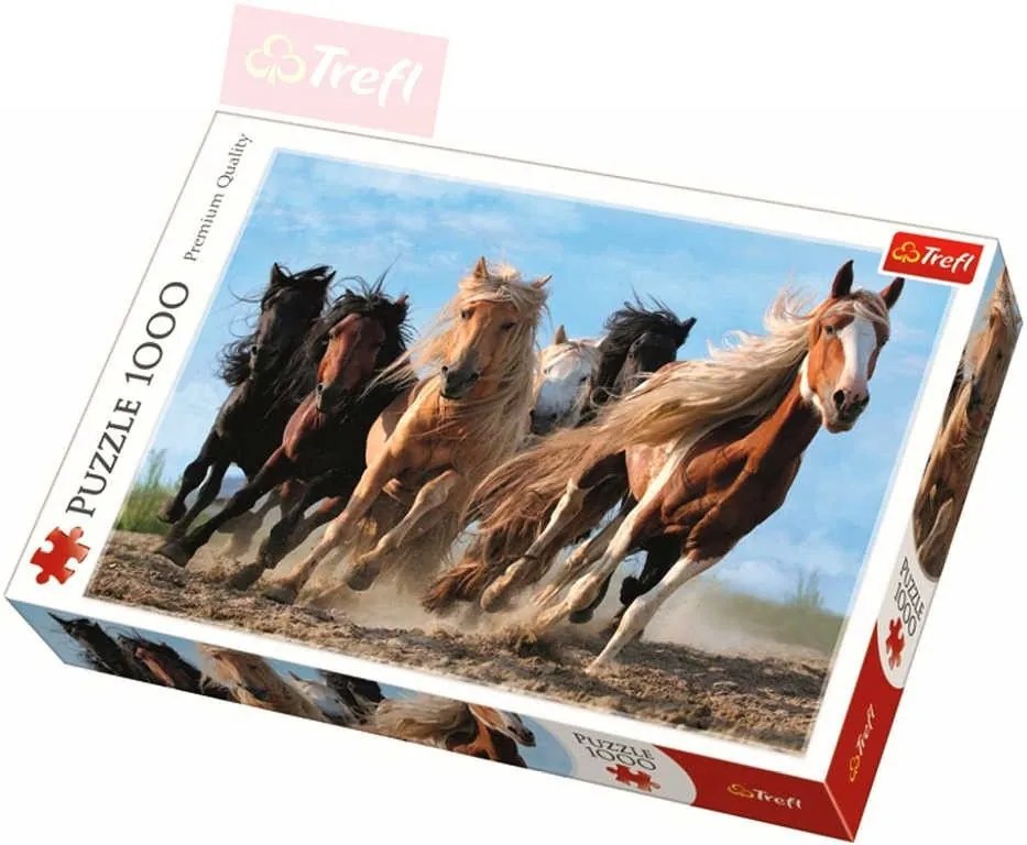 Trefl puzzle Cválající koně 1000d