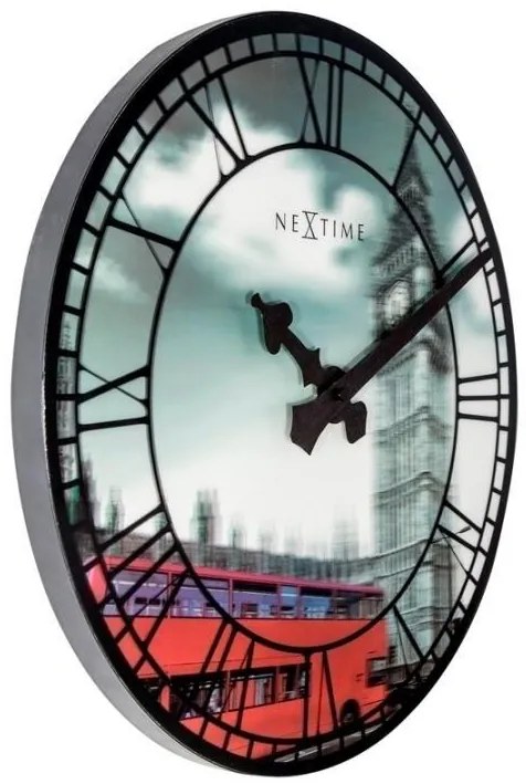 Designové nástěnné 3D hodiny 3136 Nextime Big Ben 39cm