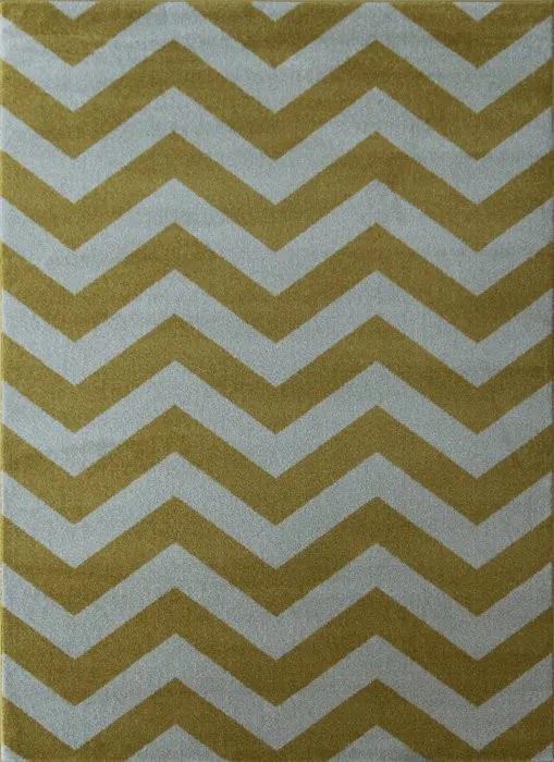 Vopi | Kusový koberec Aspect 1961 yellow - 140 x 190 cm