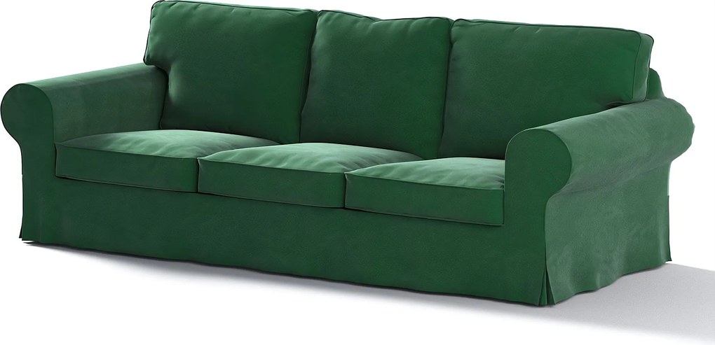 Potah na pohovku IKEA Ektorp 3-místná, nerozkládací barva zelená látka lesklé, sametová
