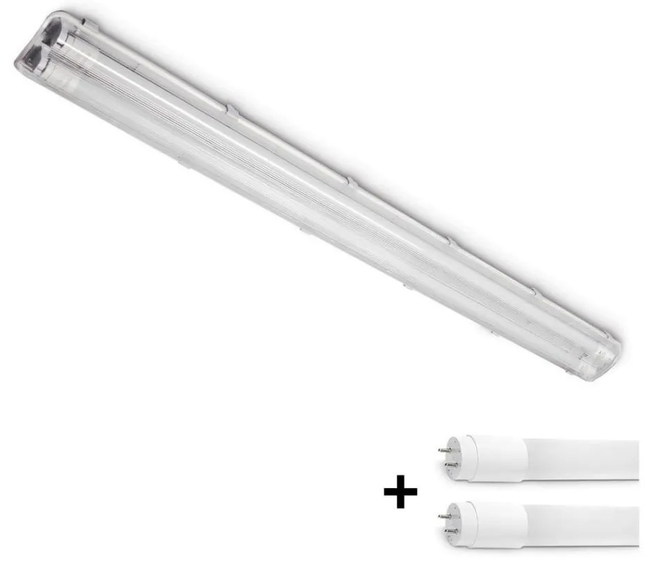 Brilagi -LED Tech. zářivkové svítidlo OPTIMA T8 2xG13/18W/230V 6500K IP65 128 cm