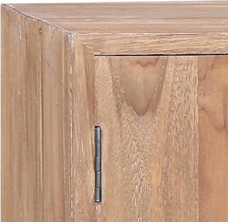 vodaXL Odkládací skříňka 110x30x75 cm masivní teak 285314