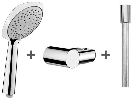 Cubito-N sprchový set - ruční sprcha hranatá 4 funkce,držák, hadice 170 cm, JIKA