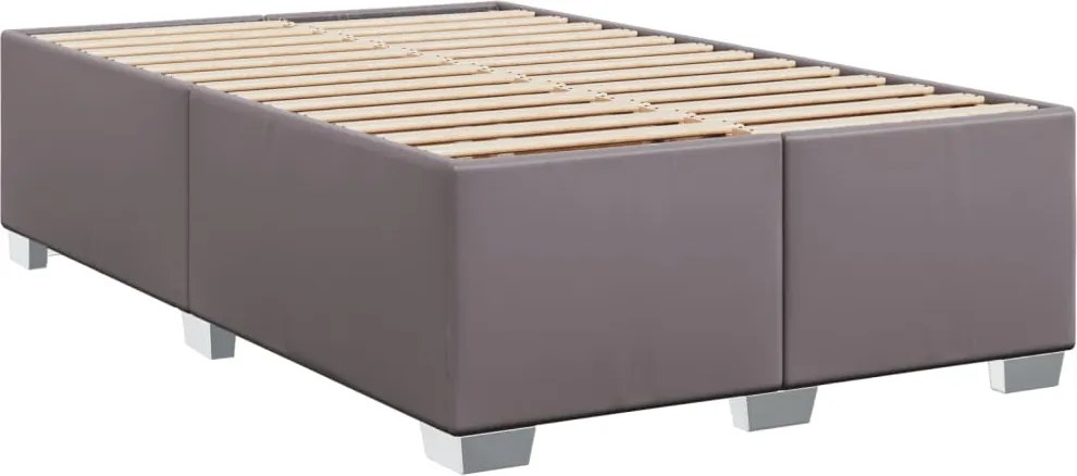 Rám postele šedý 120 x 200 cm umělá kůže 3284554