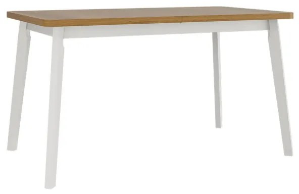 Rozkládací stůl Harry 80 x 140/180 VI, Barva dřeva: bílá-L, Barvy nožiček: Bíla