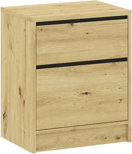 Noční stolek Bamio, dub artisan