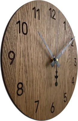Nástěnné hodiny z dubového dřeva – moderní minimalistický design I SENTOP MAS002-A-akcia20