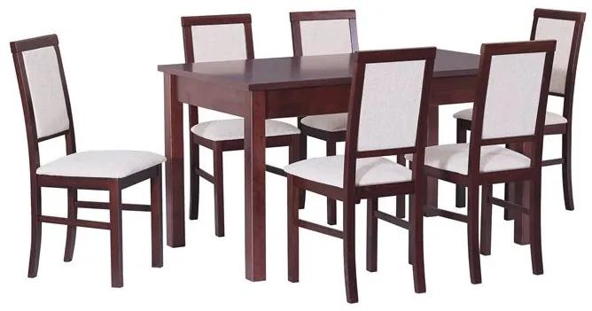 Drewmix Jídelní stůl Modena I, 6x židle Nilo III