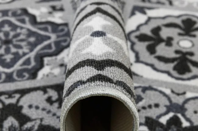 Protiskluzový koberec PATCHWORK 19 New šedý