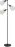 HOMCOM stojací lampa v industriálním designu se 3 stínidly 30 cm x 170,5 cm ocel