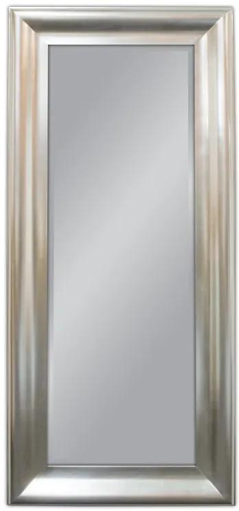 Design Project Stříbrné dřevěné zrcadlo Nellie 80x180 cm