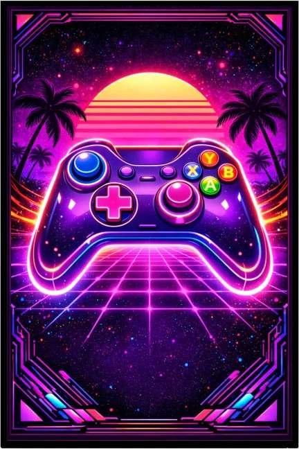 Protiskluzový herní koberec Retro Pad