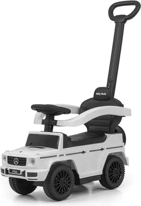 Odrážedlo s vodící tyčí MERCEDES G350d Milly Mally bílé