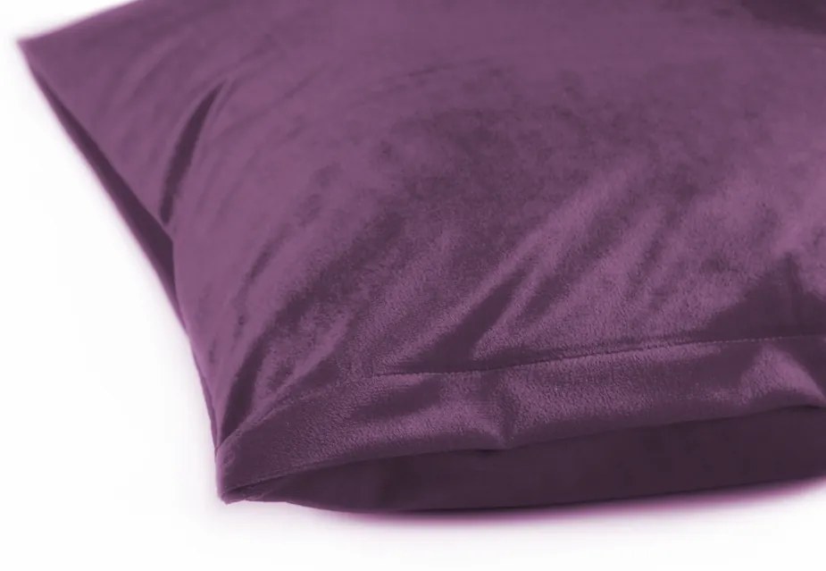 Biante Sametový povlak na polštář SV-020 Tmavě fialový 40 x 60 cm