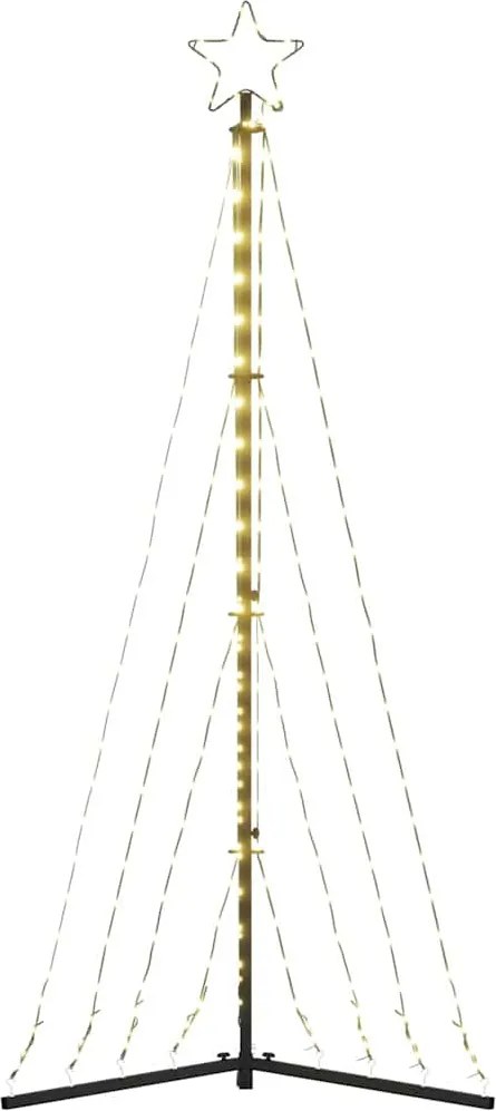 LED vánoční stromek 339 teple bílých LED 182 cm 3307645
