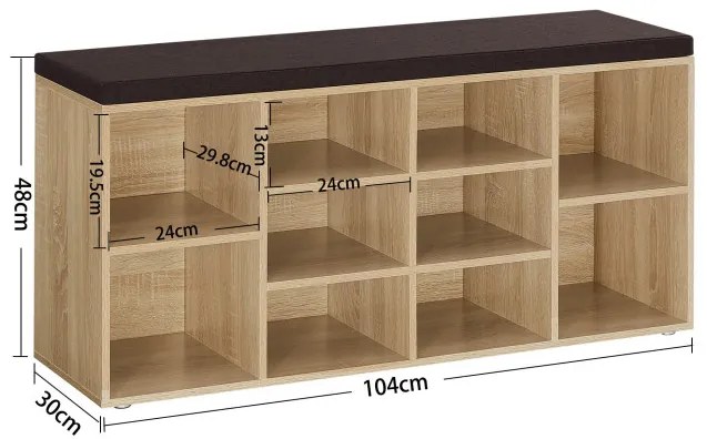 Botník se sezením LHS010X11