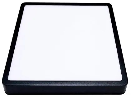 Stropní LED svítidlo Kohl Lighting DISC SLIM SQ 145x145mm černé 12W 3000K
