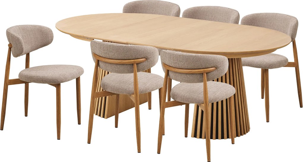 House Nordic Jídelní set OSAKA AND LEVANTO 120×120 cm 7771005-S