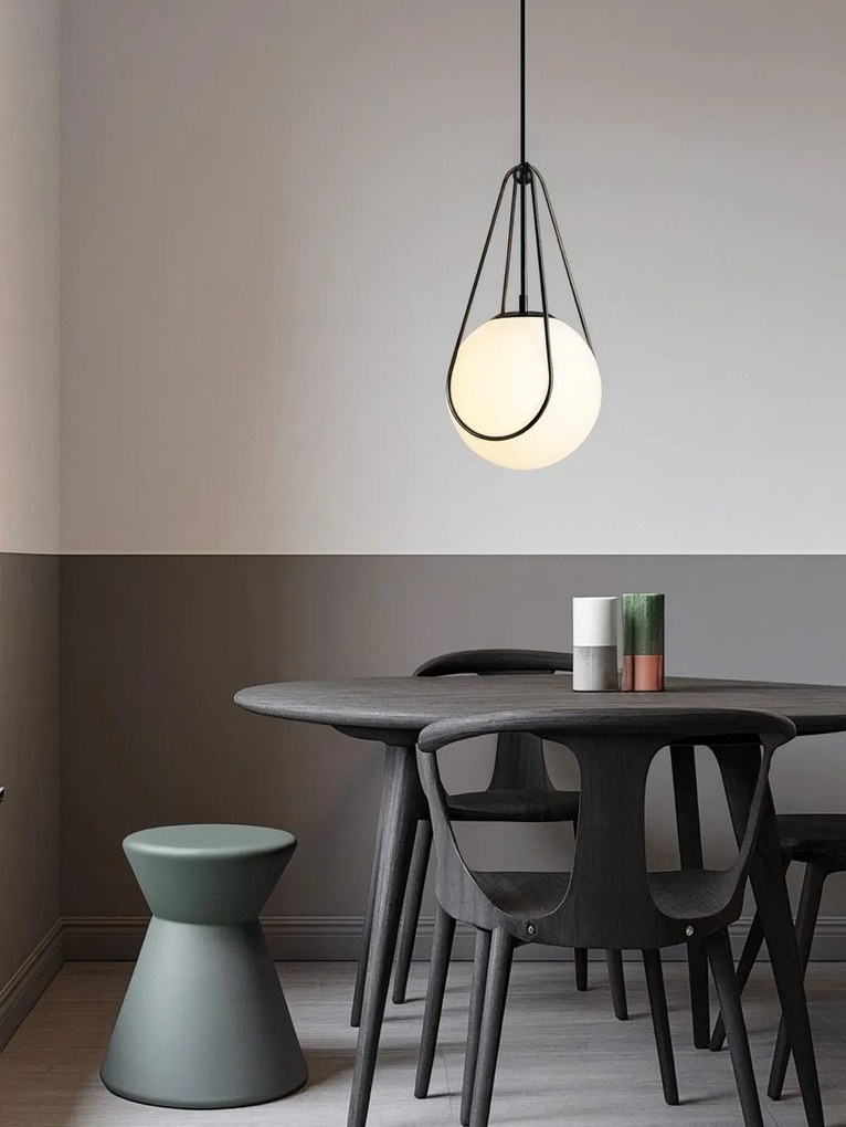 Toolight Závěsné osvětlení Modern D33 APP1792-1CP 20cm černé
