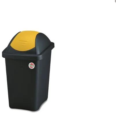 Odpadkový koš na tříděný odpad MULTIPAT 30 l žlutá