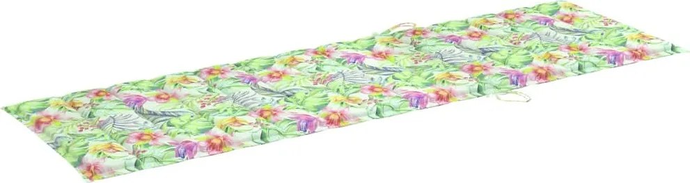 vidaXL Poduška na lehátko 200 x 60 x 3 cm oxfordská látka [314217] Barva: Zelená