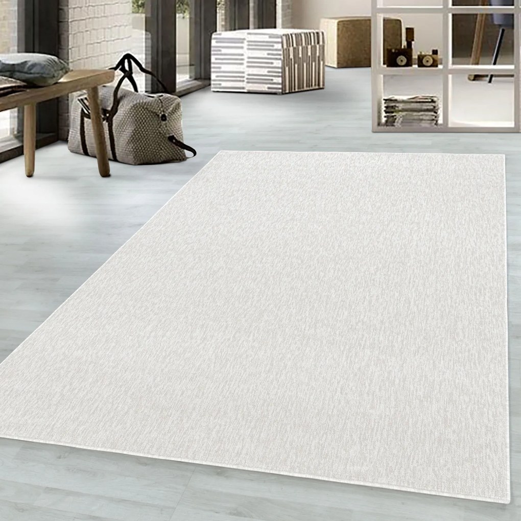 Ayyildiz, Kusový koberec Nizza 1800 cream, 60x100, bílá, chodba / předsíň