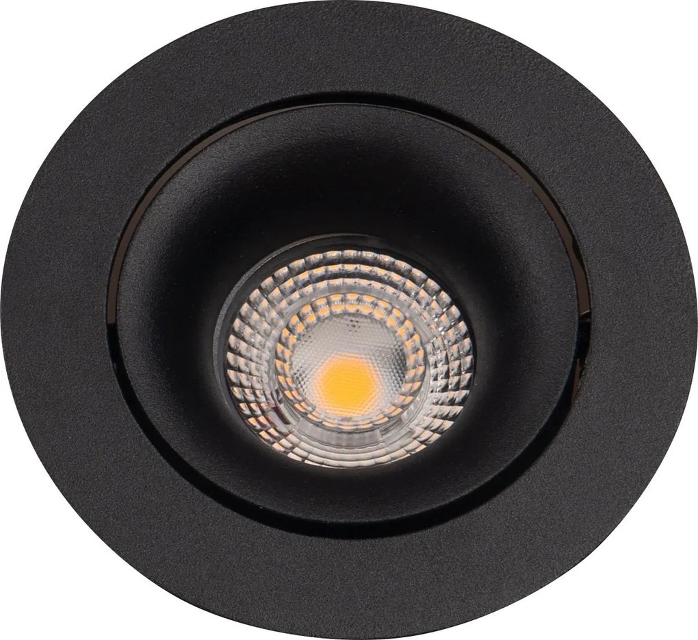 Maxlight H0118 BELLATRIX Zápustné vestavné svítidlo naklonitelné, černé, bez LED modulu H0112