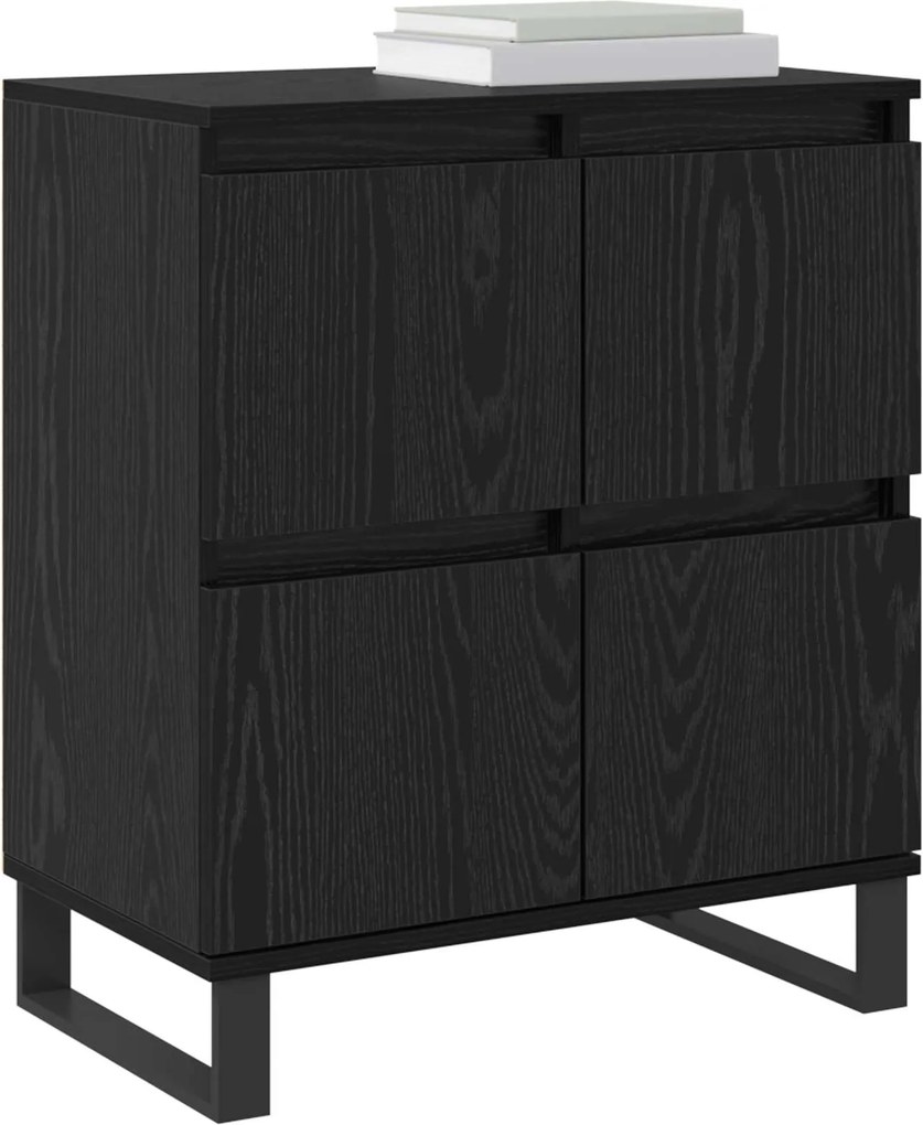 Servírovací skříň 3 ks Černý dub 60 x 35 x 70 cm 3394577