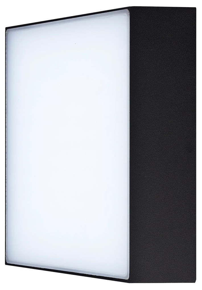 LED venkovní stropní svítidlo Casper Square 3000K černé
