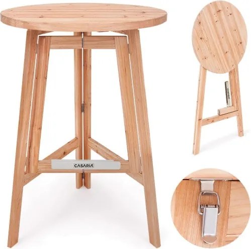 Deuba Barový skládací stůl - Ø78 cm