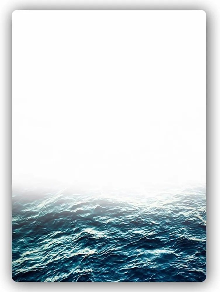 CARO Kovový obraz - A Foggy Horizon 40x60 cm
