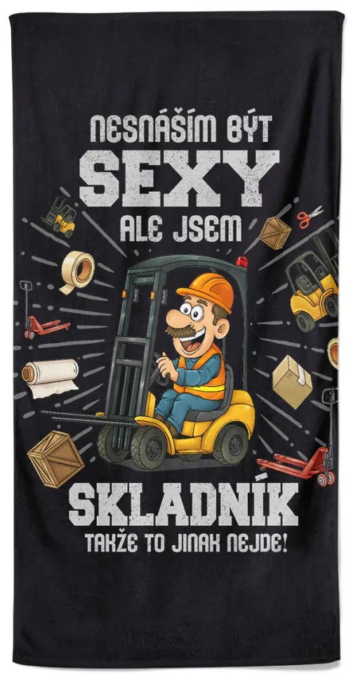 Osuška Sexy skladník (Velikost osušky: 100x170cm)