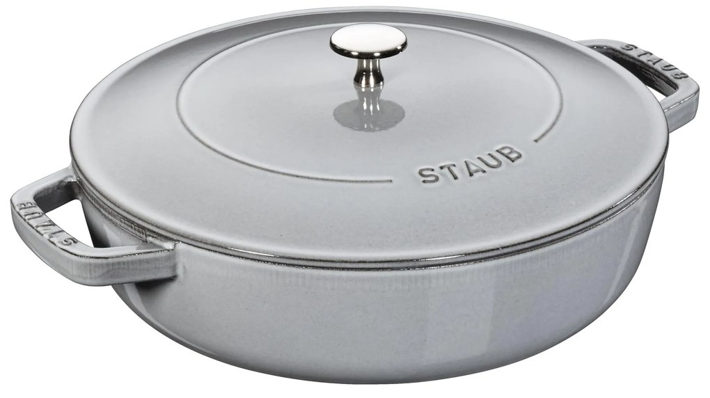 Staub Litinový kastrol šedý Ø 28 cm