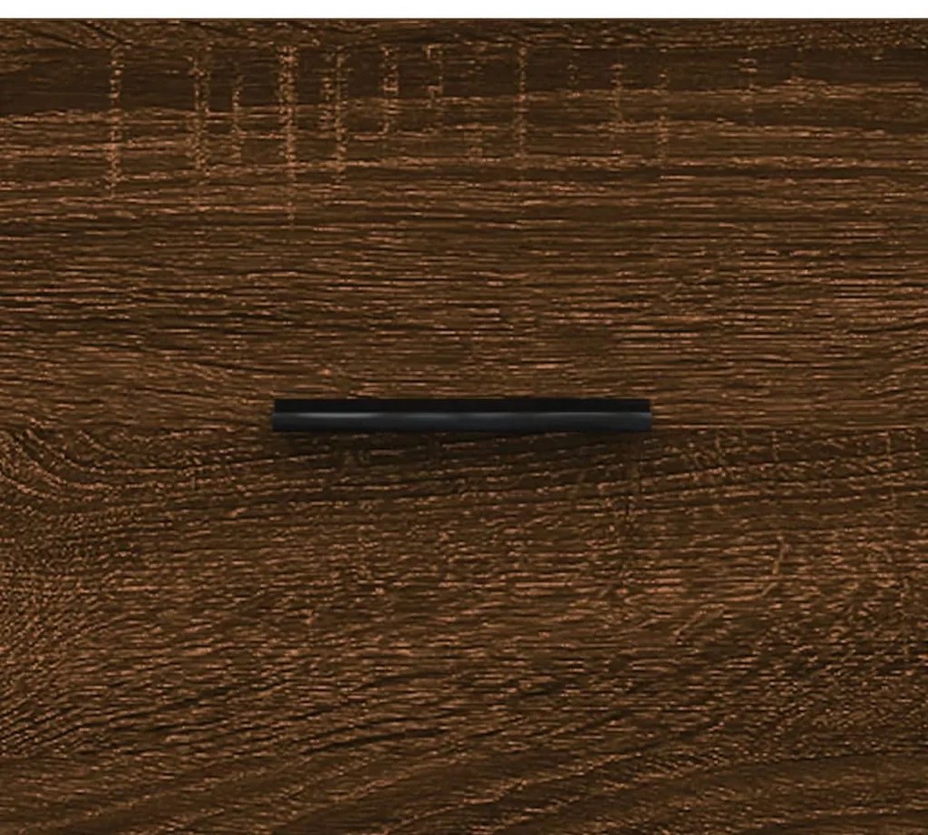 Botník hnědý dub 102 x 35 x 55 cm kompozitní dřevo - Default Title
