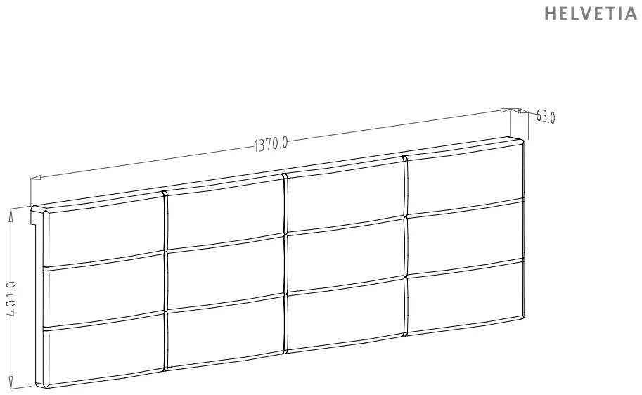 Manželská postel VERA s nočními stolky