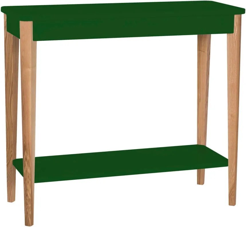 Tmavě zelený konzolový stolek Ragaba Ashme, šířka 85 cm