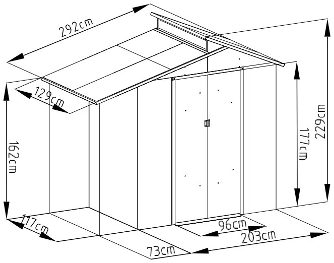 Rojaplast OSCAR E-A domek